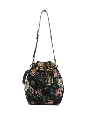 Dries Van Noten Medium Floral Bucket Bag - Multicoloured