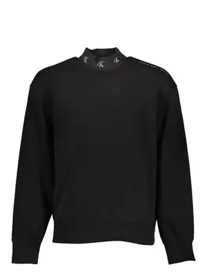 Calvin Klein Mock-neck Sweatshirt - Black