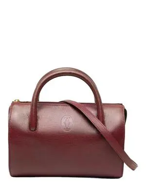 Cartier 2000-2026 Leather Must De Satchel - Red
