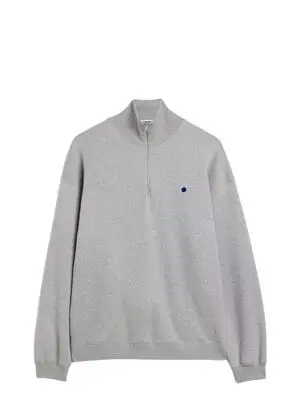 JIL SANDER Cashmere-blend Zip-up Sweatshirt - Grey