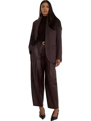 REISS Stretch-twill Relaxed Single-breasted Blazer