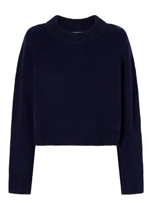 LA LIGNE Marin Wool And Cashmere-blend Sweater - Blue