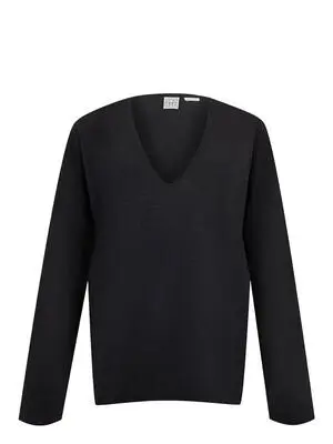 TOTEME Lyocell And Cashmere Blend Sweater - Grey