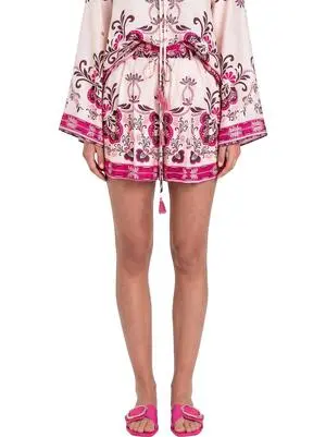 TWINSET Printed Cotton Shorts