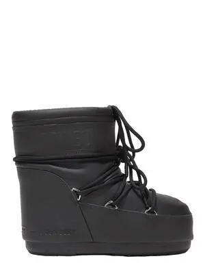 Moon Boot Icon Two-tone Ankle Snow Boots With Adjustable Laces - Black