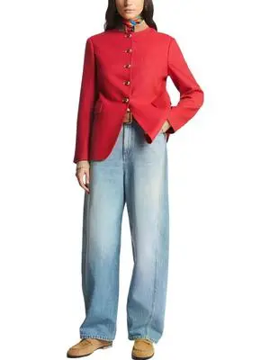 FAY Button-up Jacket - Red