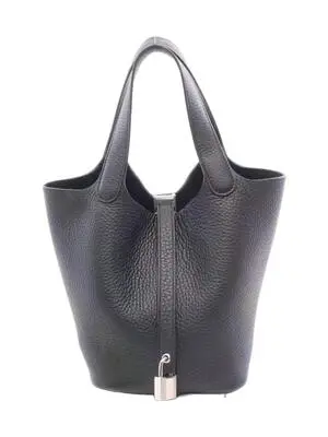 Hermès Pm Picotin Lock Tote Bag - Black