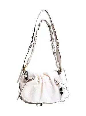 Isabel Marant Étoile Bolton Leather Shoulder Bag Neutrals