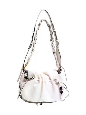 Isabel Marant Étoile Bolton Leather Shoulder Bag Neutrals