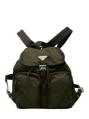 Prada 2000-2013 Tessuto Backpack Brown