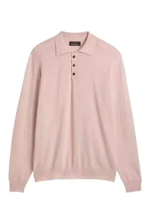 SLOWEAR Flexcashmere Polo Shirt Pink