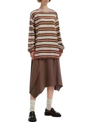 B+AB Striped Sweater - Brown