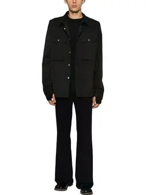 THOM KROM Flap-pocket Long-sleeve Shirt - Black