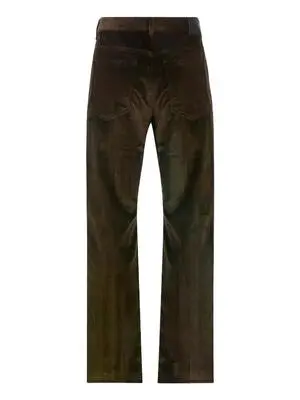 Loewe Straight-leg Corduroy Trousers - Brown