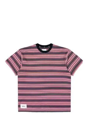 WTAPS Striped Cotton T-shirt - Pink