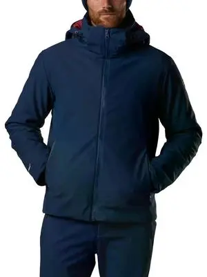 Rossignol Resort Softshell Zip-up Hooded Jacket - Blue
