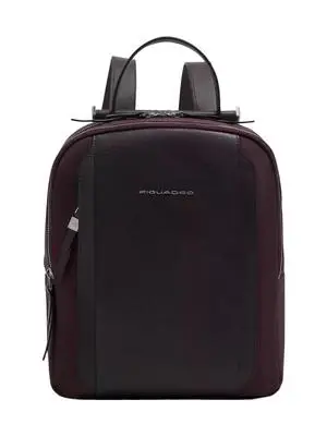 PIQUADRO Logo-plaque Backpack - Brown