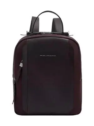 PIQUADRO Logo-plaque Backpack - Brown