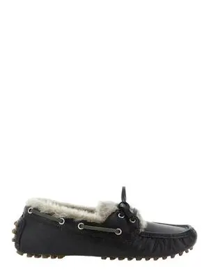 BRUNELLO CUCINELLI Monile Shearling-lined Loafers