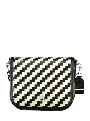 Tommy Hilfiger Julia Check-pattern Shoulder Bag - Black