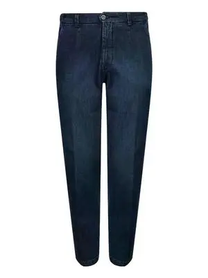 BRIGLIA 1949 Portofino Pleat-detail Jeans - Blue