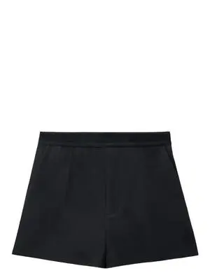 Alexander Wang Logo Elastic High-rise Mini Short - Blue