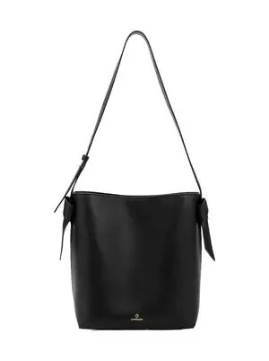 LA PORTEGNA Paula Bucket Bag - Black