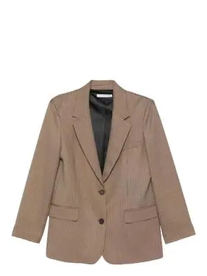 MAR DE MARGARITAS Houndstooth-pattern Single-breasted Blazer