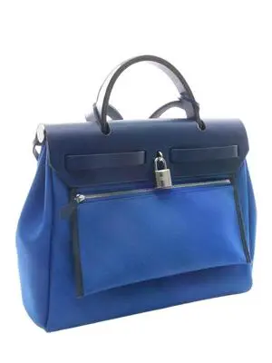 Hermès 2022 Pm Herbag Tote Bag - Blue