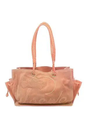 LOEWE 2000s Crown-patch Tote Bag