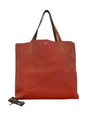 Hermès 2013 Clemence Double Sens 45 Tote Bag - Orange
