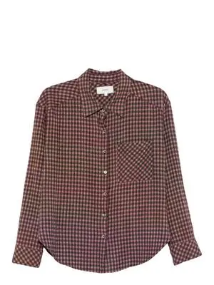 Xirena Jordy Checked Buttoned-down Shirt - Pink