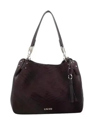 Liu Jo Chevron-quilted Tassel Tote Bag - Red