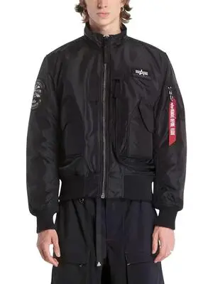 Alpha Industries Engine Bomber Jacket - Black