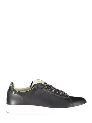 DIADORA Perforated Leather Sneakers - Black