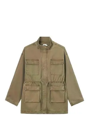 B+AB Drawstring-waist Multi-pocket Jacket