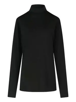 RIER High-neck Wool Sweater - Black