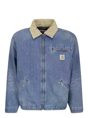 Carhartt Work In Progress Og Detroit Denim Jacket - Blue