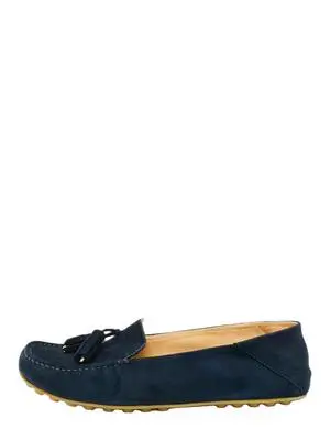 Loro Piana Dot Sole Walk Tassel Loafers - Blue
