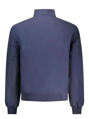NORWAY 1963 Zip-up Ribbed-trim Bomber Jacket - Blue