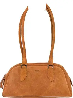 A.p.c. Paloma Suede Shoulder Bag - Brown