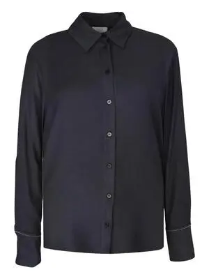 PESERICO Contrast-trim Button-down Shirt
