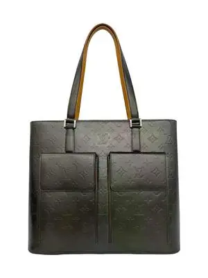 LOUIS VUITTON 2002 Monogram Mat Wilwood Tote Bag - Grey