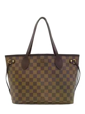 LOUIS VUITTON 2010-2026 Damier Ebene Neverfull Pm Tote Bag - Brown