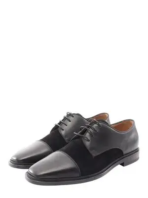 CHRISTIAN LOUBOUTIN 2020s Bruno Orlato Leather Suede Shoes