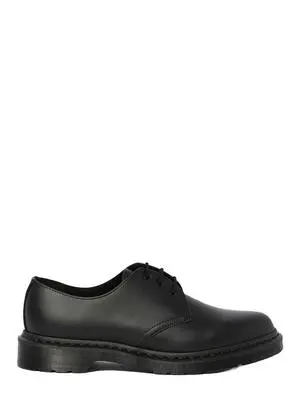 Dr. Martens 1461 Mono Smooth Leather Derby Shoes With Rubber Sole - Black