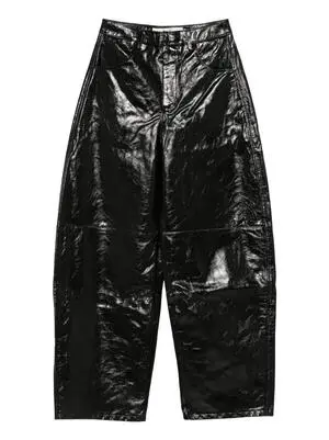 Séfr Soline Leather Trousers - Black