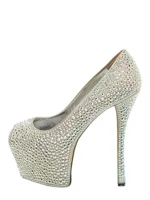 GIUSEPPE ZANOTTI Liza Crystal-embellished Platform Pumps