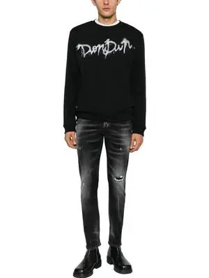 DONDUP Distressed Faded Jeans - Black