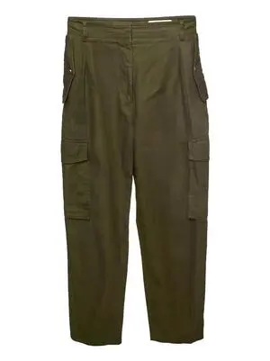 Alexander McQueen Pleated Cargo Pants - Green